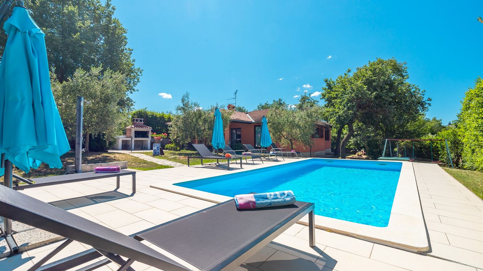 Villa Holiday House Kosuta zum meiten | Villen mit Pool Istrien, Kroatien